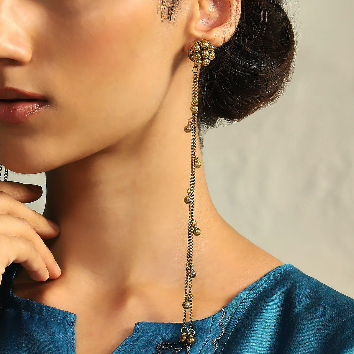 Floral Drop Earrings by Charkhee: Exquisite Imitation Jewelry – charkhee