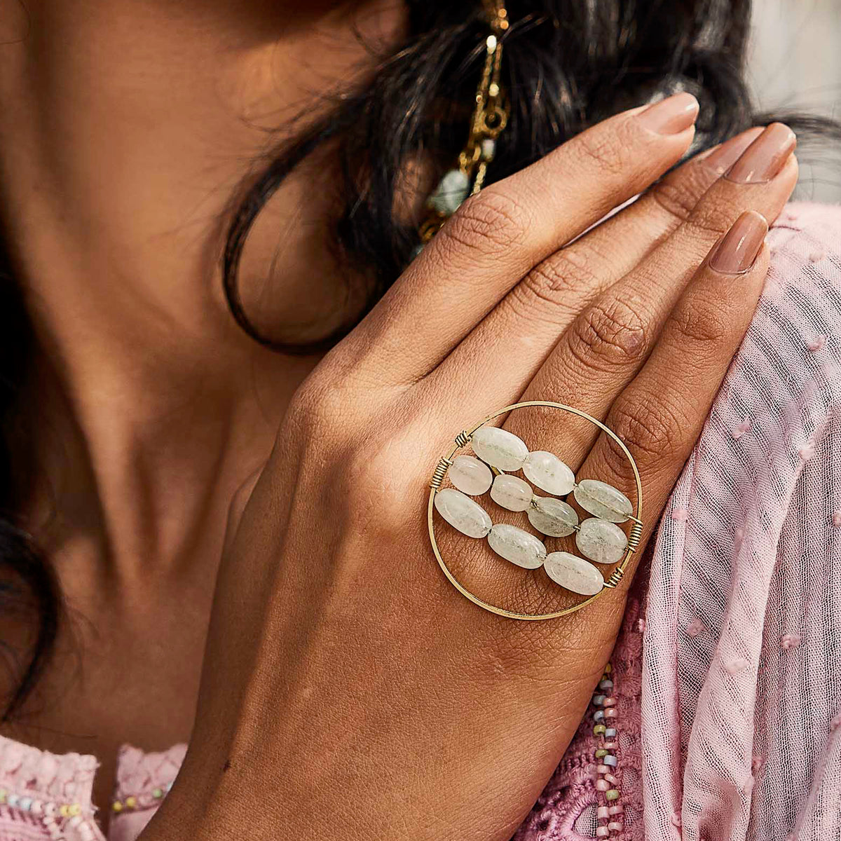 Jade Cocktail Ring – charkhee