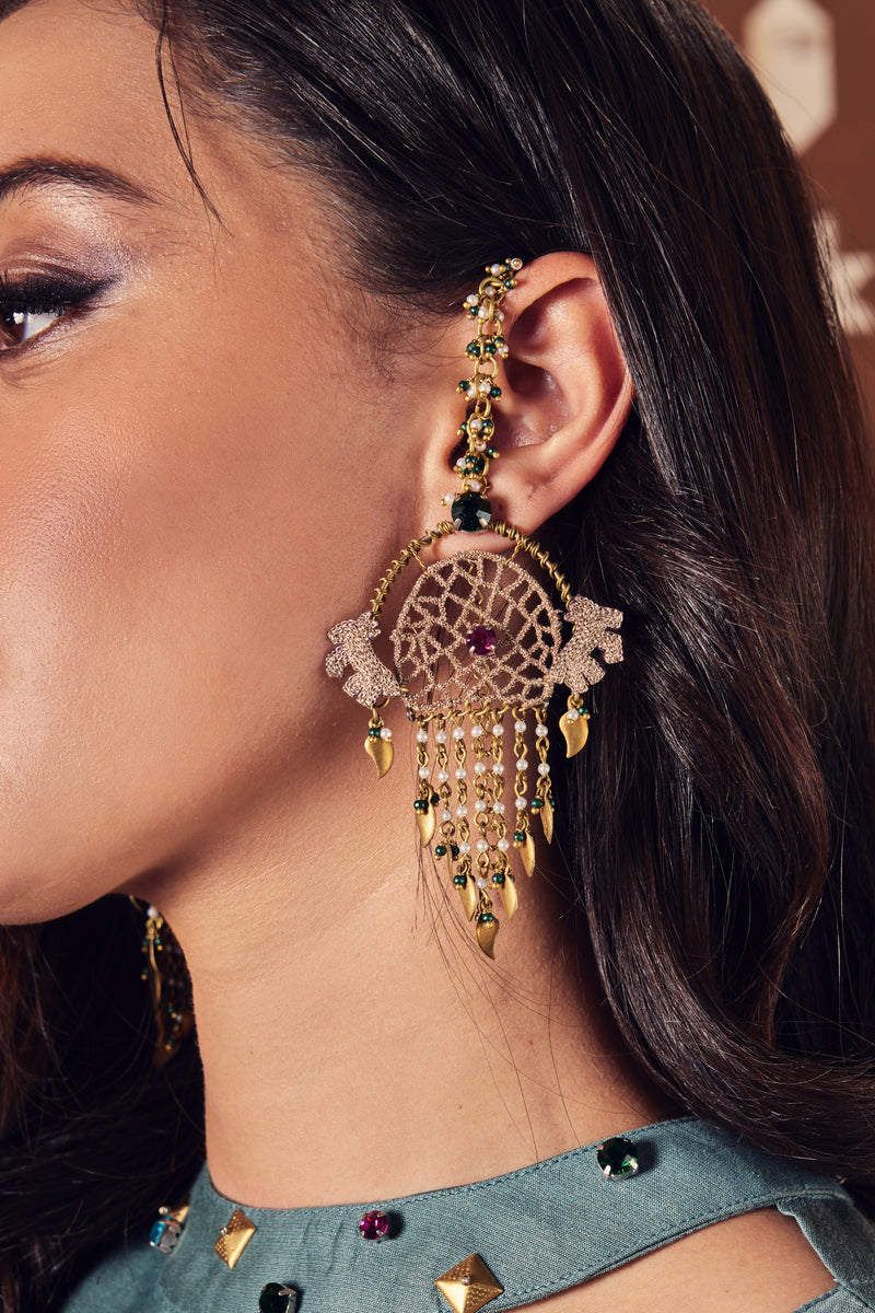 Naayaab Kaan-chain Earrings – charkhee