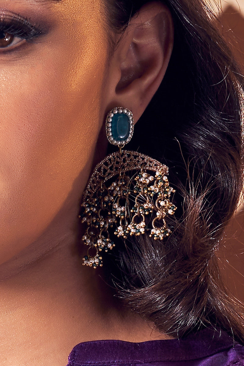 Crescent Drop Earring – charkhee