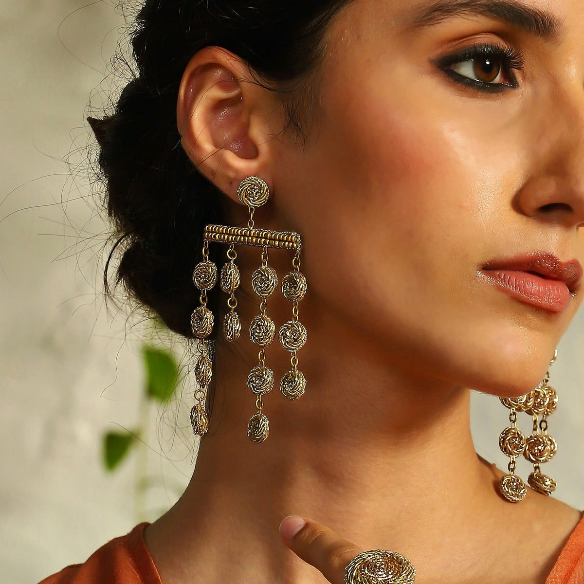 Charkhee Jewellery: Unique Hand-Embroidered Danglers for Festive ...