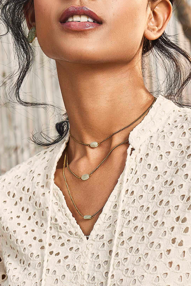 Jade Layered Neck Chain – charkhee