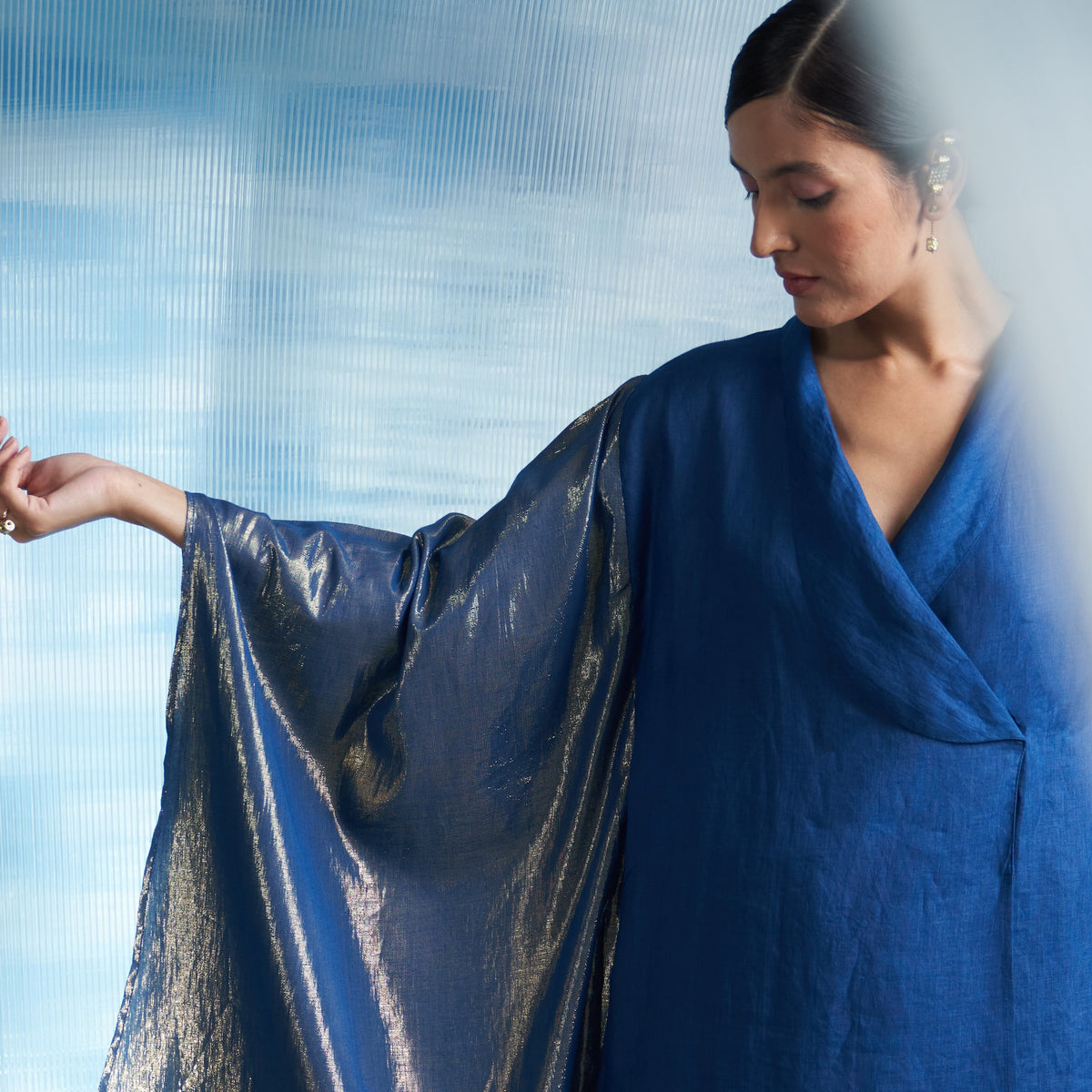 Aura Collection Wrap Kurta: Illuminate Your Radiance" – charkhee